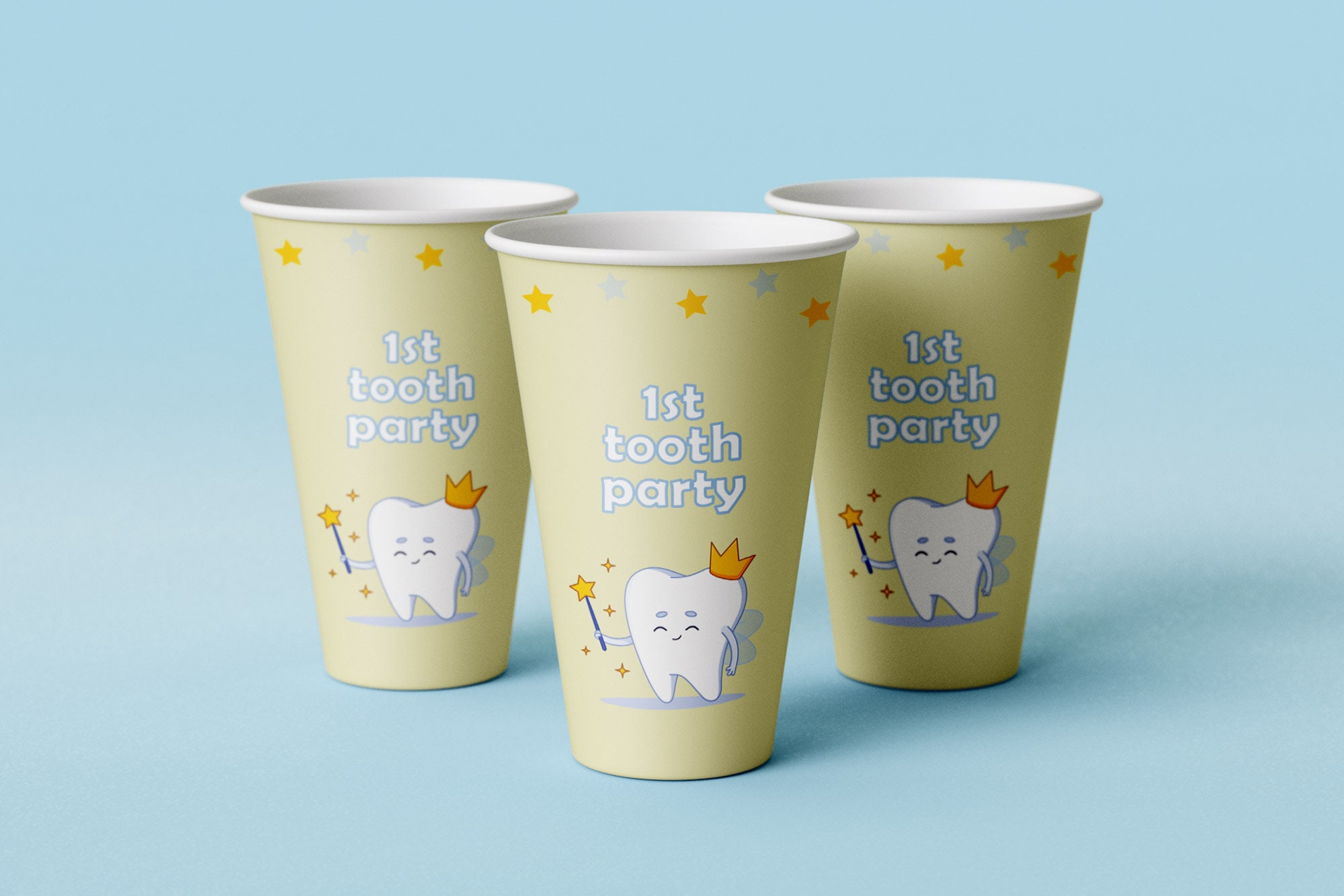 First Tooth Party Package, Editable, Printable Baby's First Tooth ...