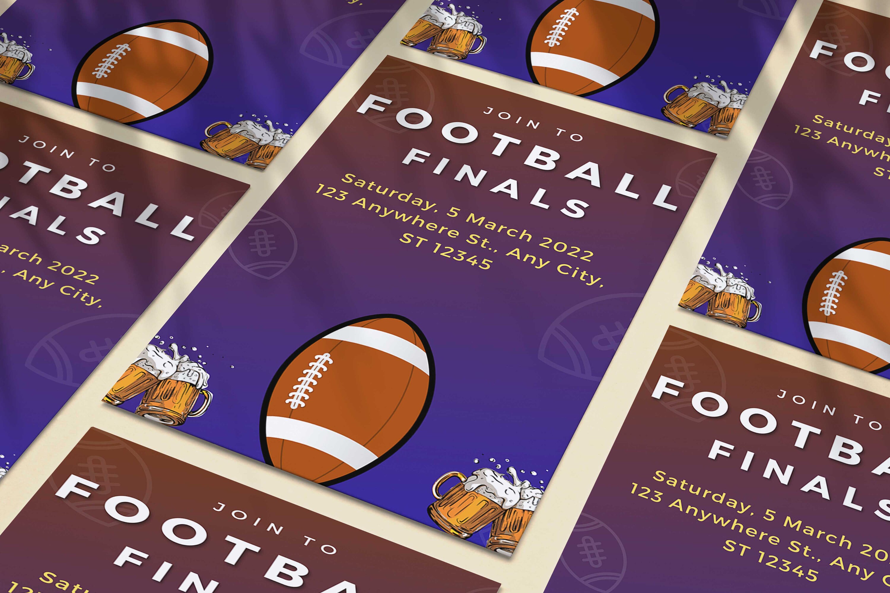Editable NFL Invitation Printable NFL Invitation NFL - Etsy