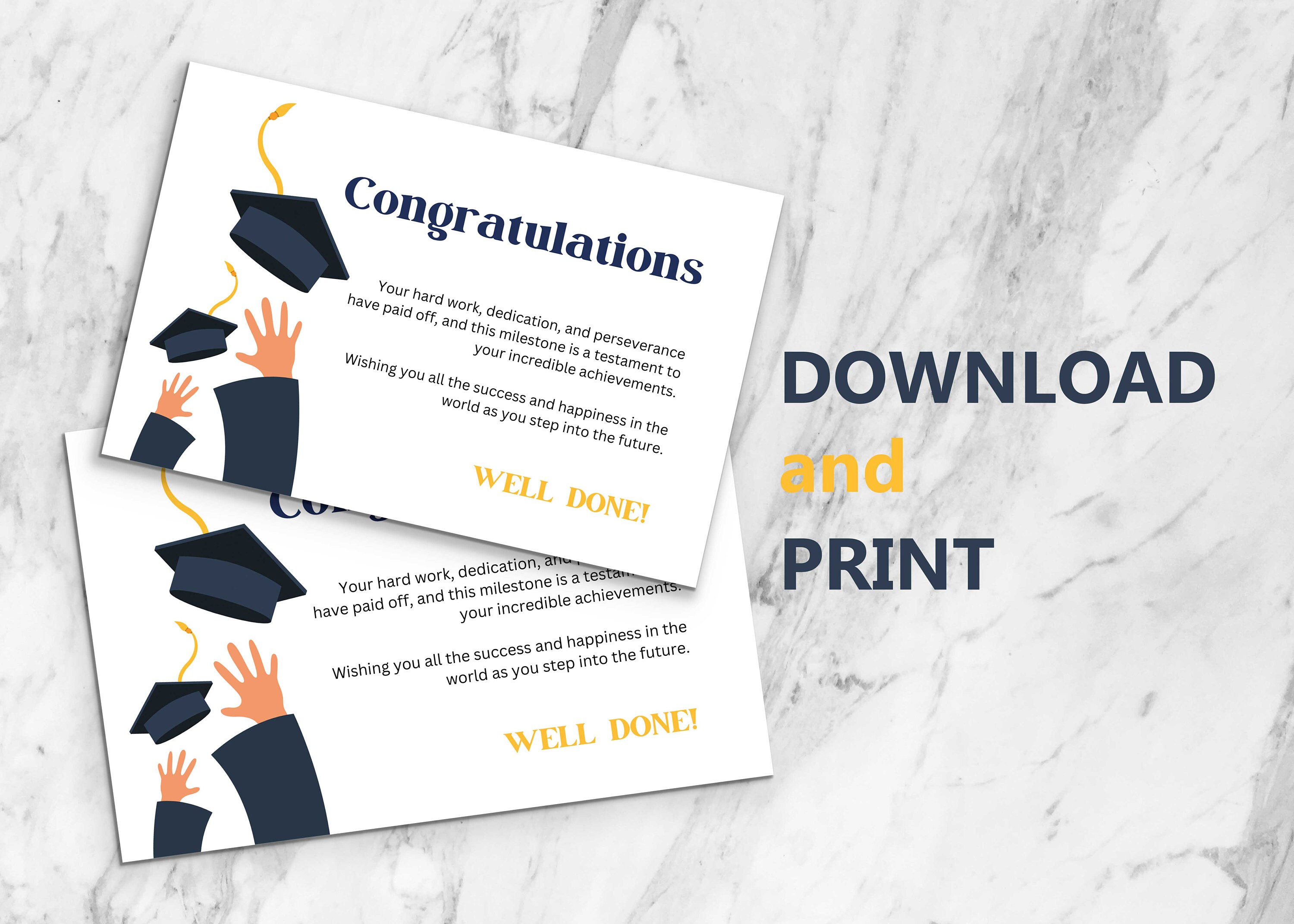 Congratulations Graduation Card, Congratulations Card, Happy Graduation ...