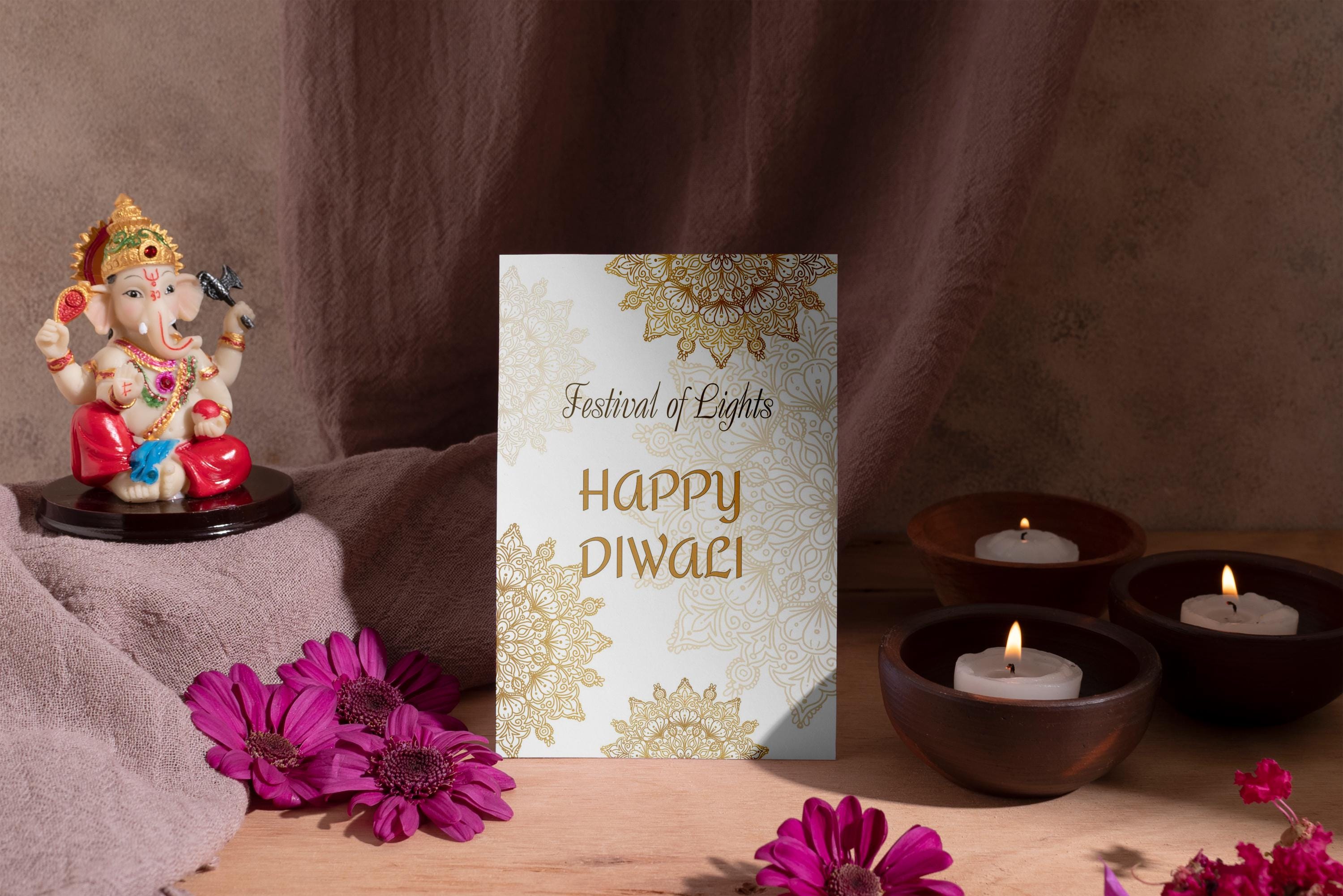 Diwali Digital Greeting Card Printable Card Instant Download Festival ...