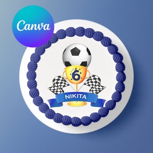 Editable Cake Photo, Canva Editable Cake Topper, Custom Digital Cake ...