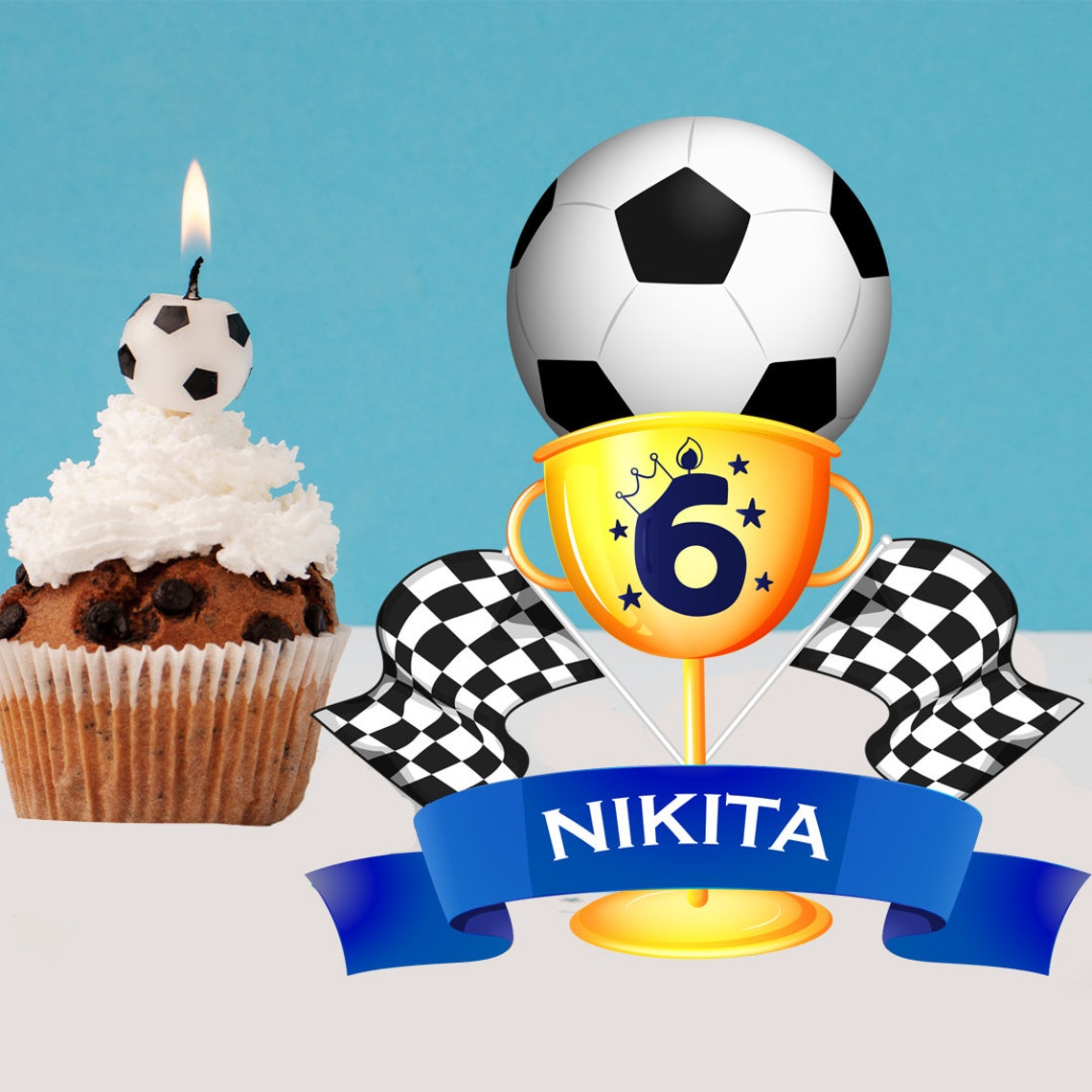 Editable Cake Photo, Canva Editable Cake Topper, Custom Digital Cake ...