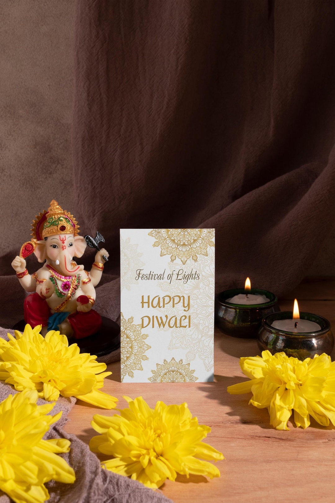Diwali Digital Greeting Card | Printable Card | Instant Download ...