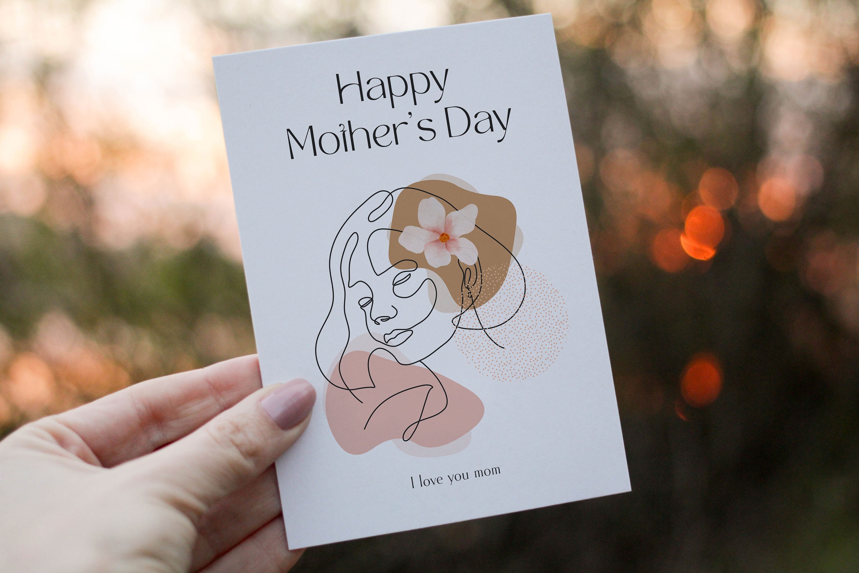 PRINTABLE Mother's Day Card Mothers Day Card Instant Download Happy ...