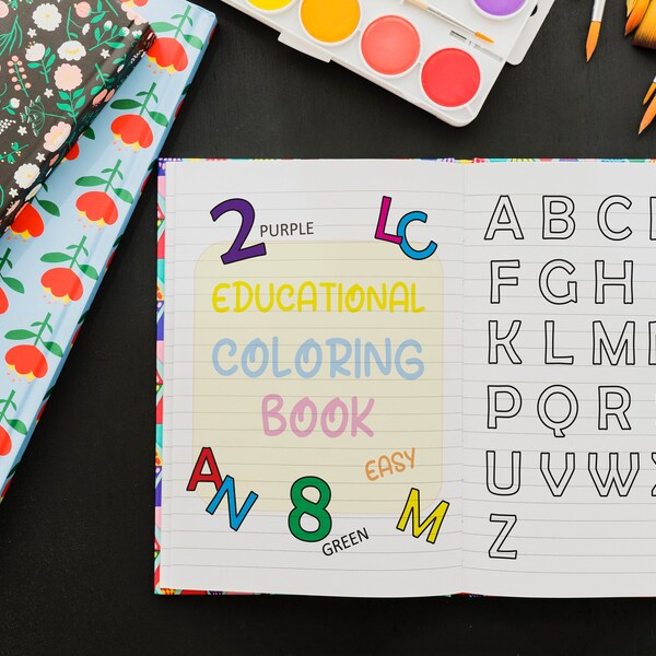 Printable Coloring Book, Coloring Pages for Kids, Coloring Sheet for ...