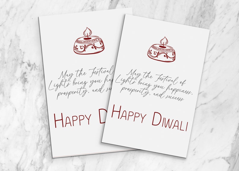Diwali Digital Greeting Card | Printable Card | Instant Download ...