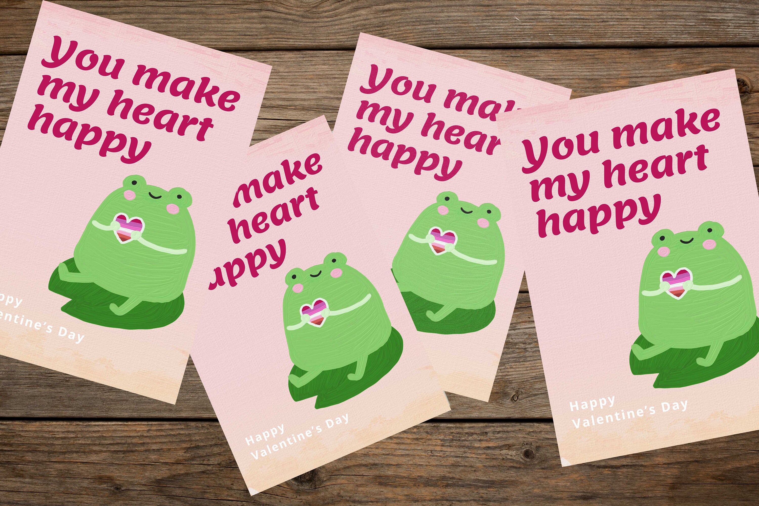 Editable Valentine's Day Card, Printable Valentine's Day Card, Canva ...
