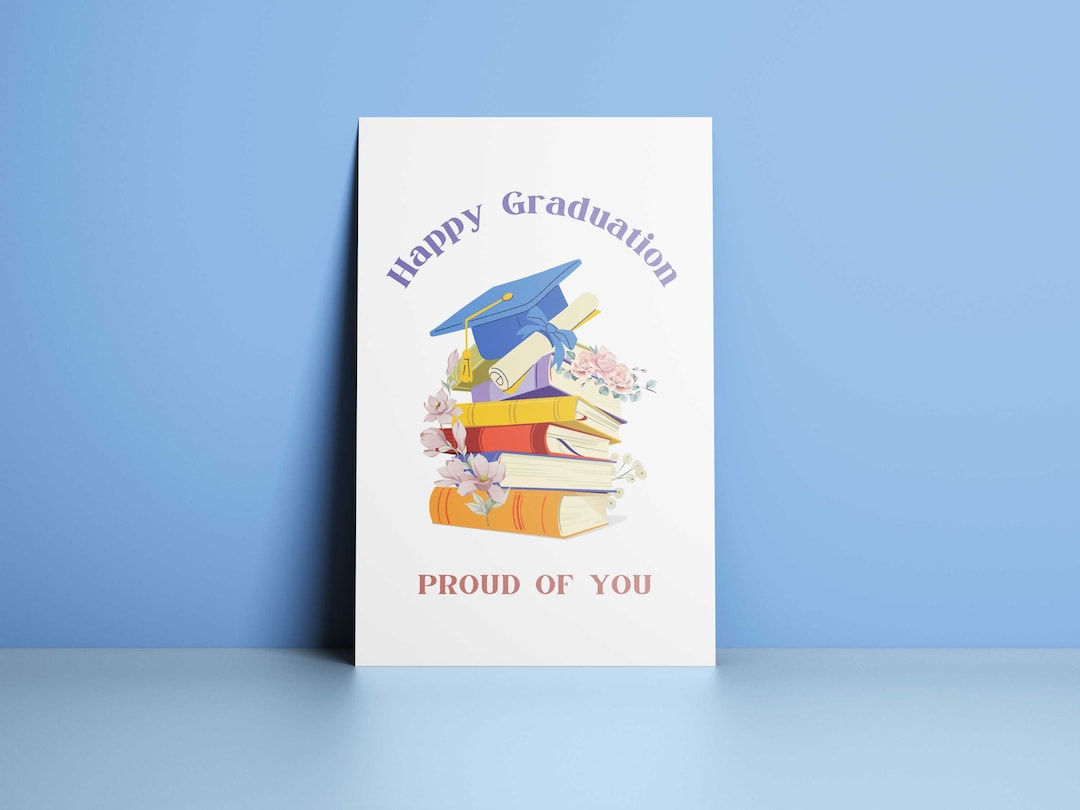 Happy Graduation Card, Graduation Card, Congratulations Card, Card for ...