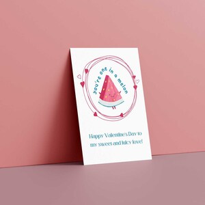 Editable Valentine's Day Card, Printable Valentine's Day Card ...