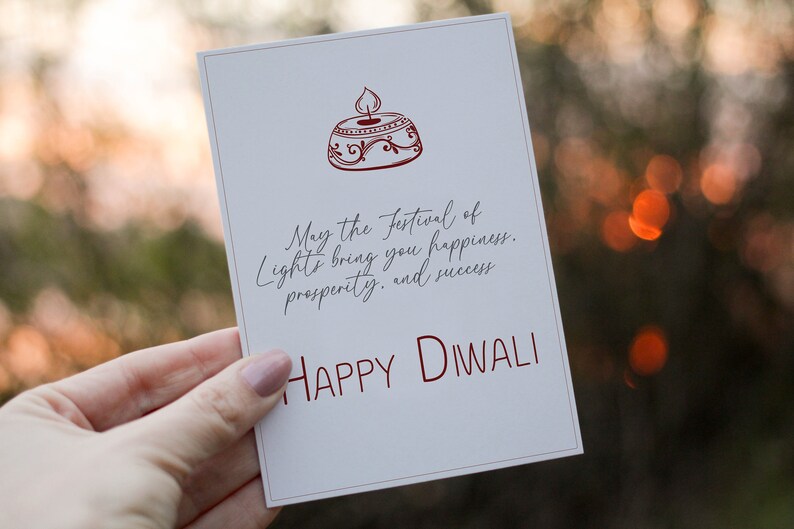 Diwali Digital Greeting Card | Printable Card | Instant Download ...