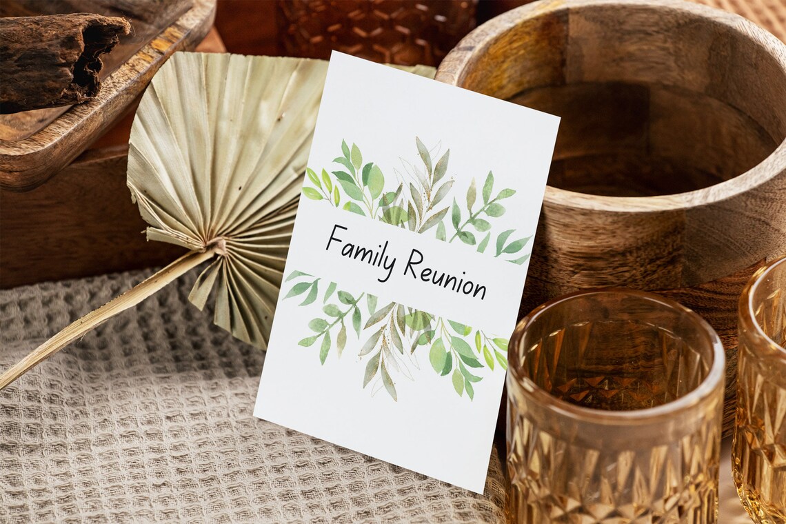 Family Reunion Invitation Template, Family Reunion Party Invitation ...