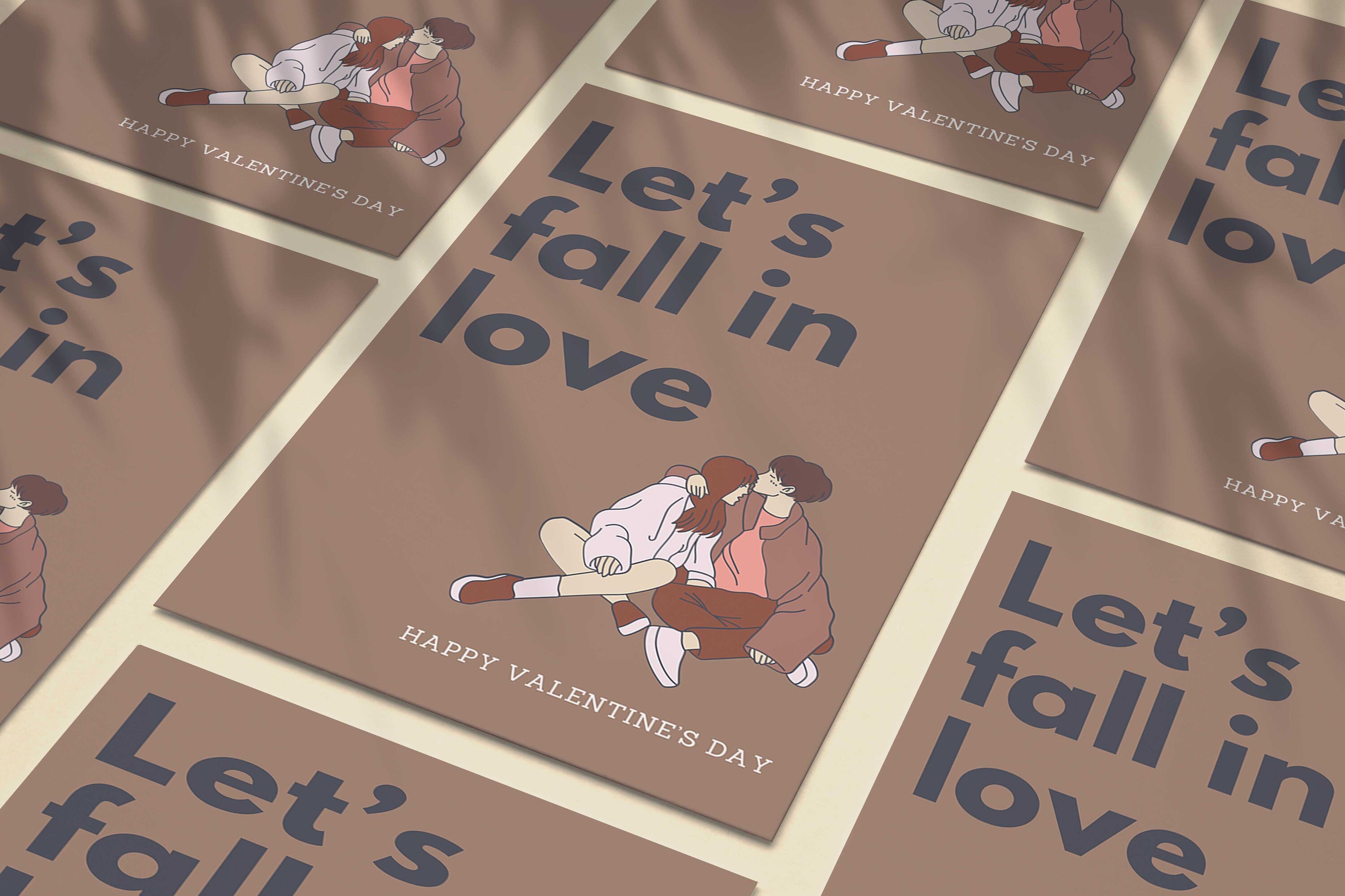 Editable Valentine's Day Card, Printable Valentine's Day Card, Canva ...