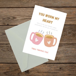 Editable Valentine's Day Card, Printable Valentine's Day Card, Canva ...