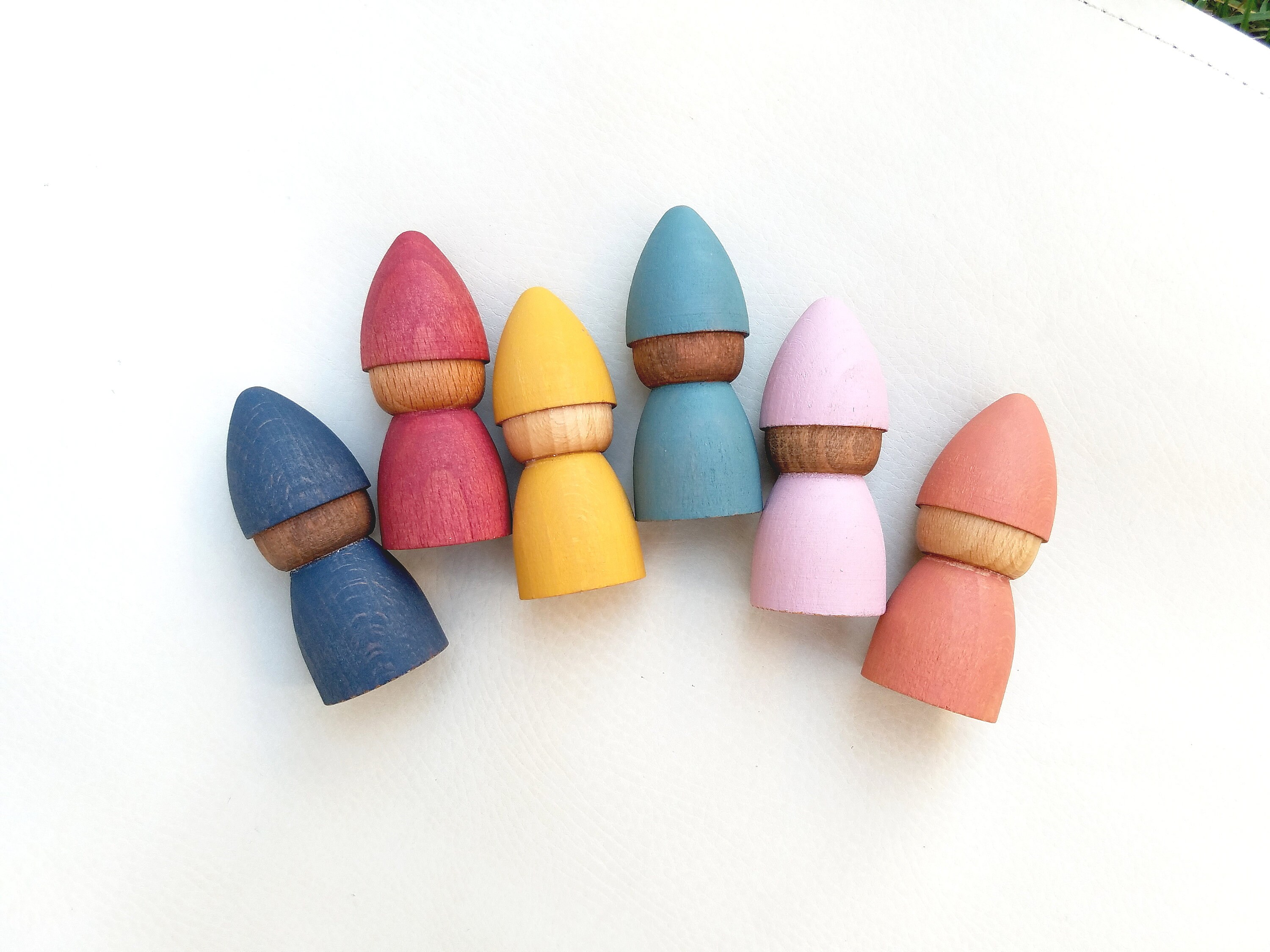 Set of 10 Wooden Gnome Tomten Dolls, DIY Unfinished Beech Wood Gnome ...