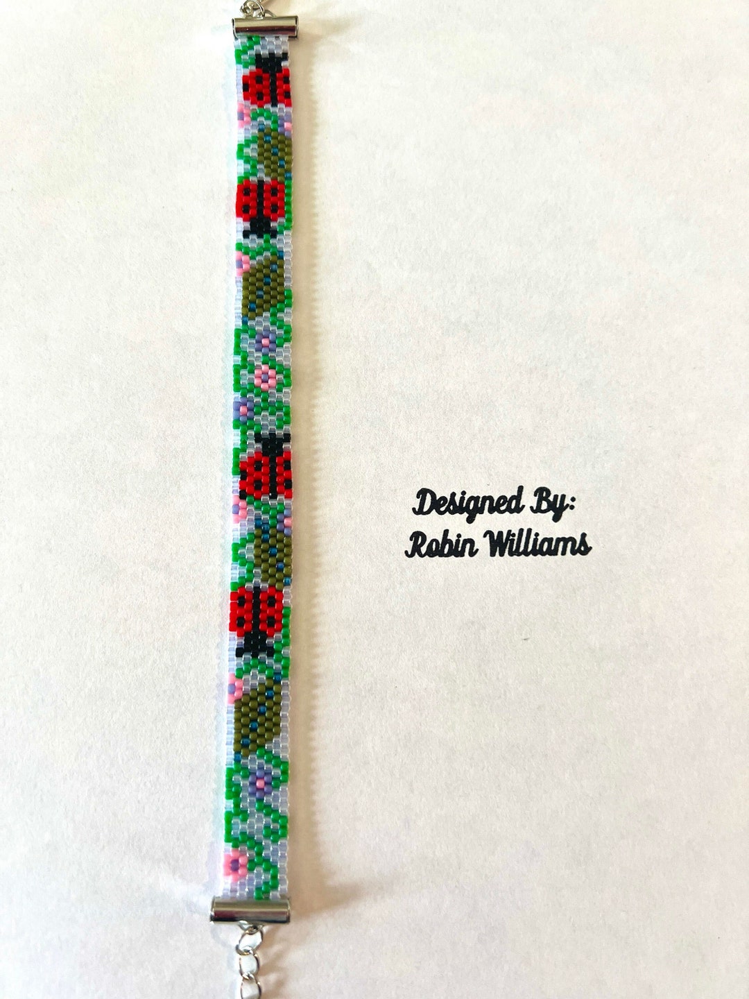 Peyote Bead Pattern “even Count” - Ladybug - Etsy