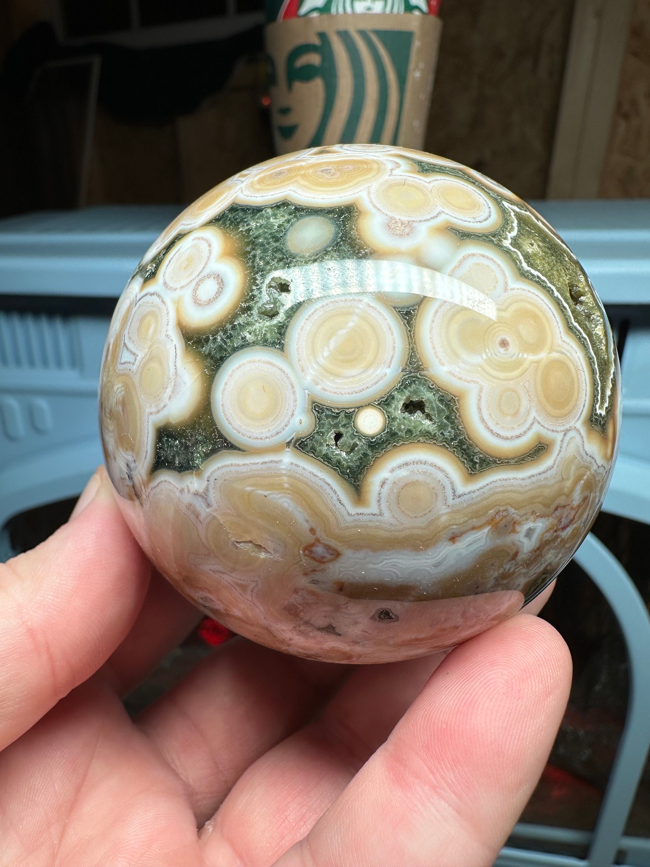 8th Vein Ocean Jasper Sphere Madagascar Jasper Sphere - Etsy