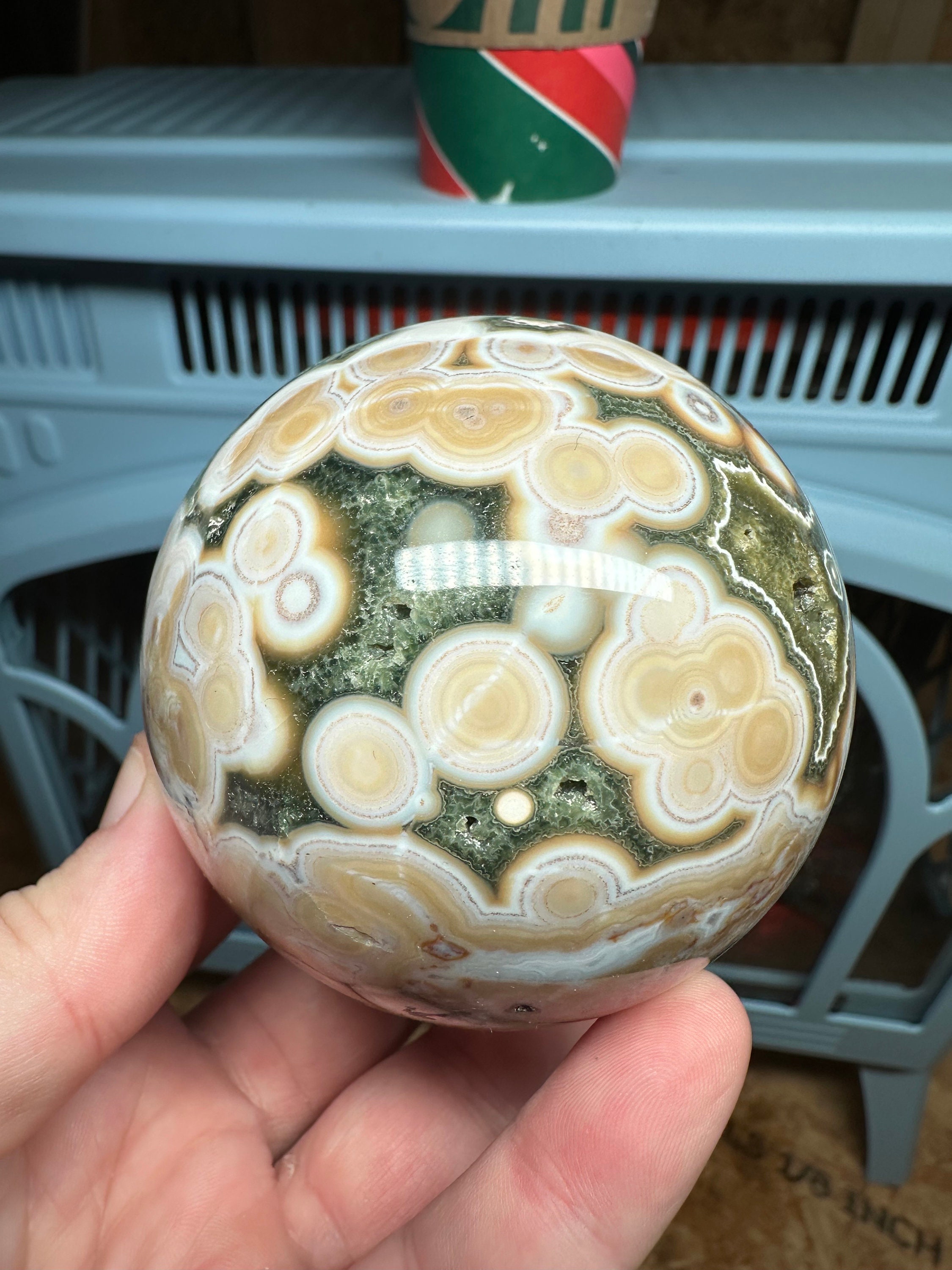 8th Vein Ocean Jasper Sphere Madagascar Jasper Sphere - Etsy