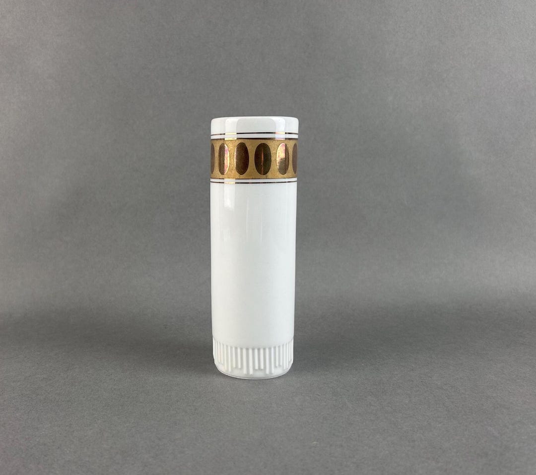 Vintage PLANKENHAMMER Floss Bavaria Germany Porcelain Table Vase, White ...