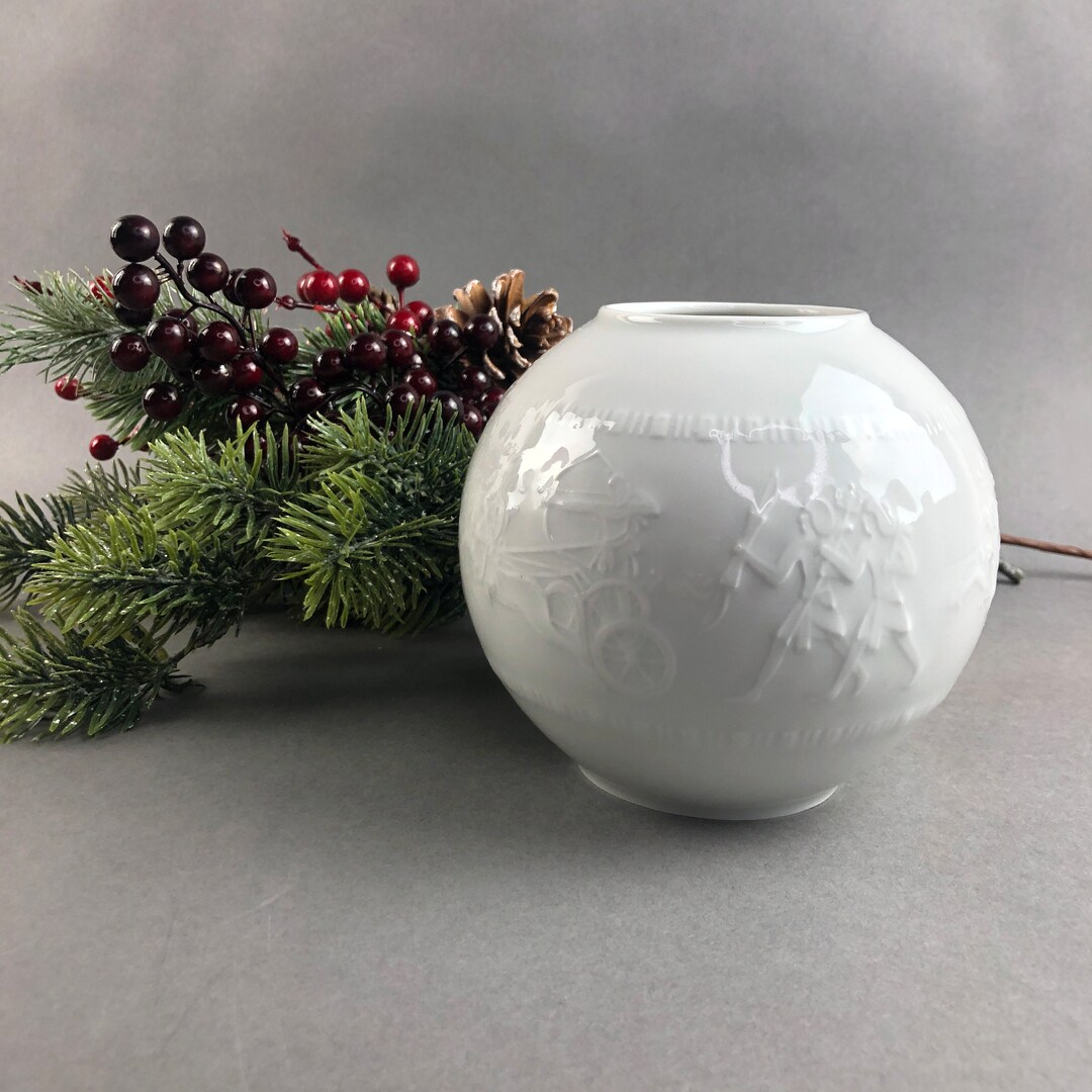 Vintage Alboth & Kaiser Kugel Porzellan Vase Mit Einer - Etsy