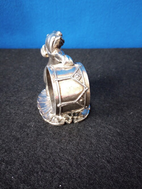 Reed and Barton Frog and Drum Napkin Ring - Etsy