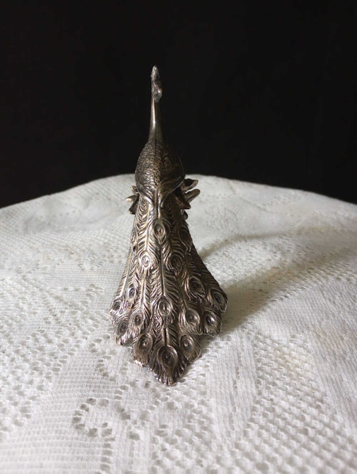 Reed and Barton Peacock Napkin Ring, Silver Plate, Vintage, 1824 Series ...