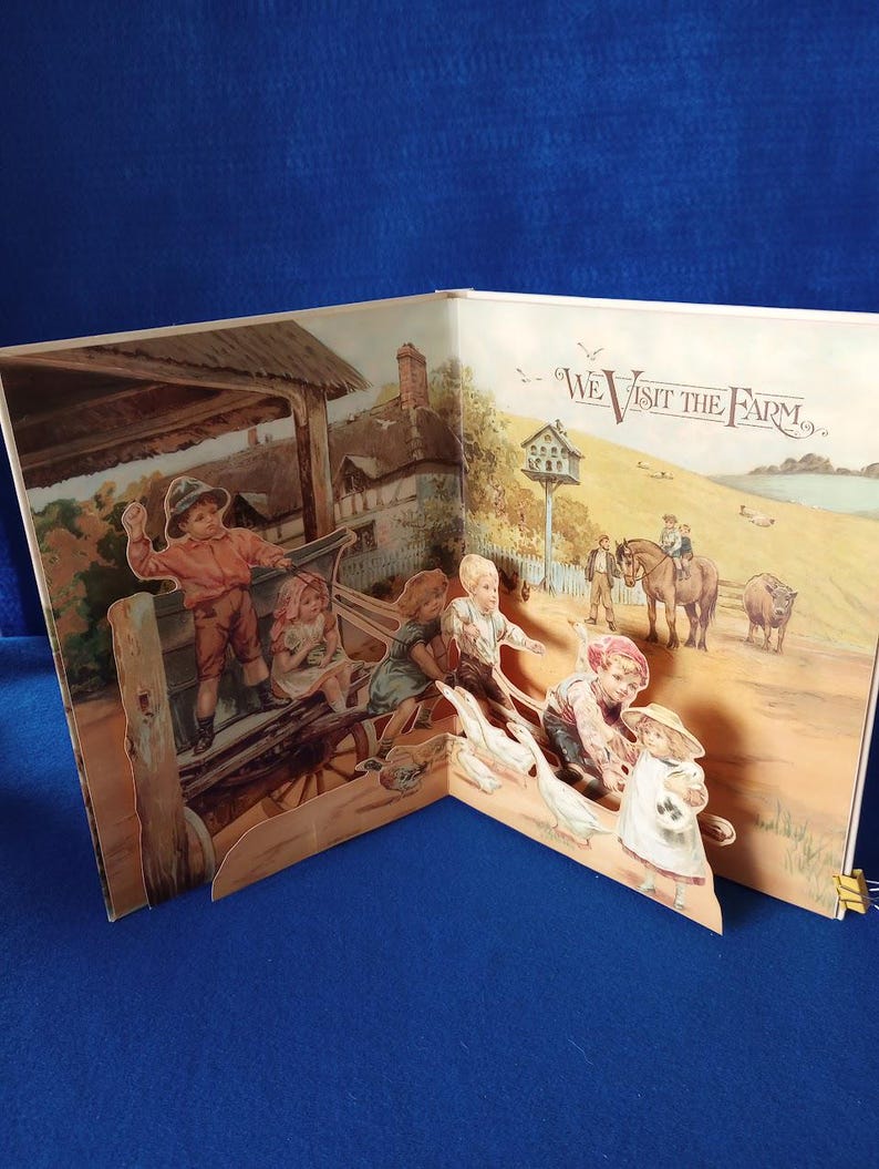 Childs Pop up Book From 1989 in Perfect Condition. - Etsy