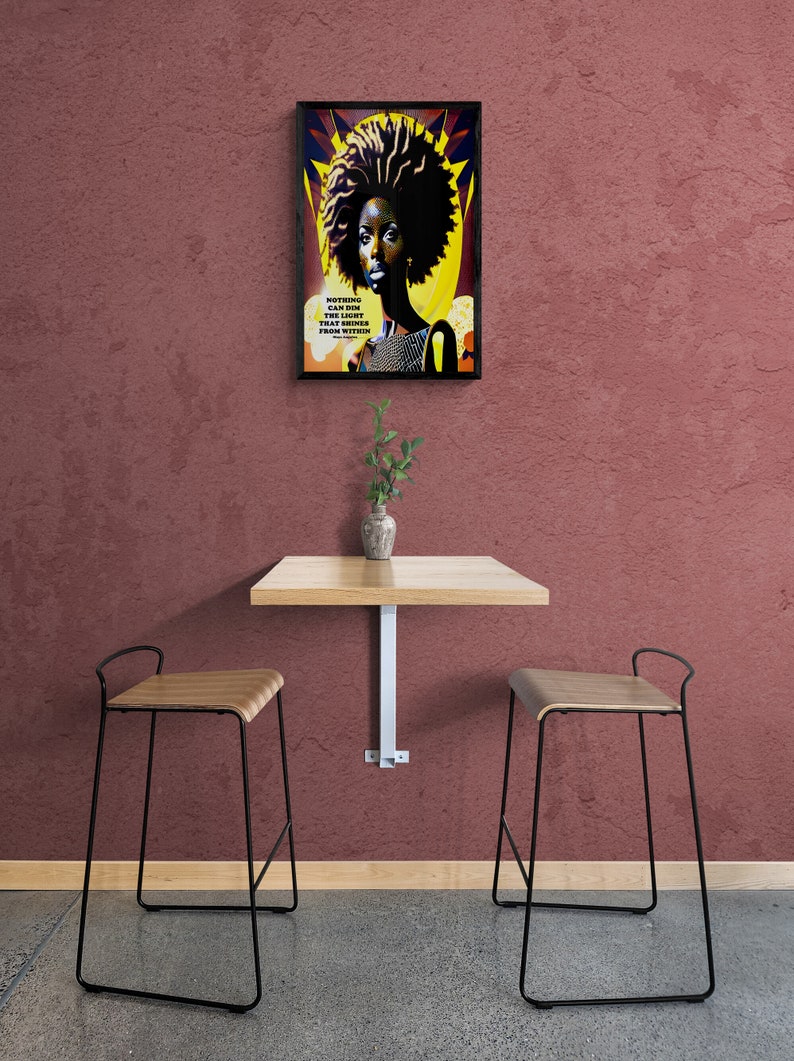 Maya Angelou Quote, Nothing Can Dim the Light That Shines From Within ...