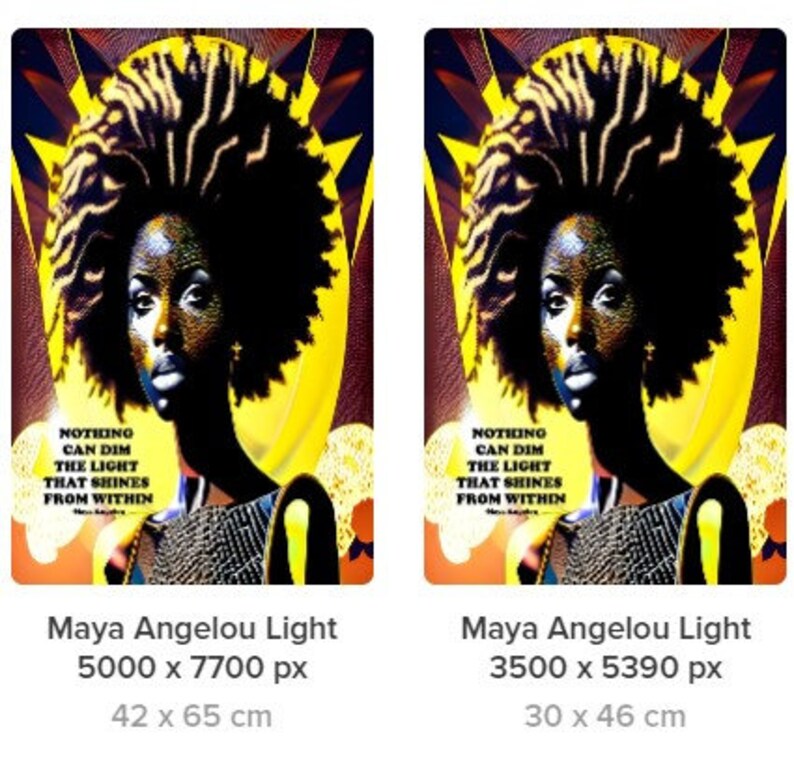 Maya Angelou Quote, Nothing Can Dim the Light That Shines From Within ...