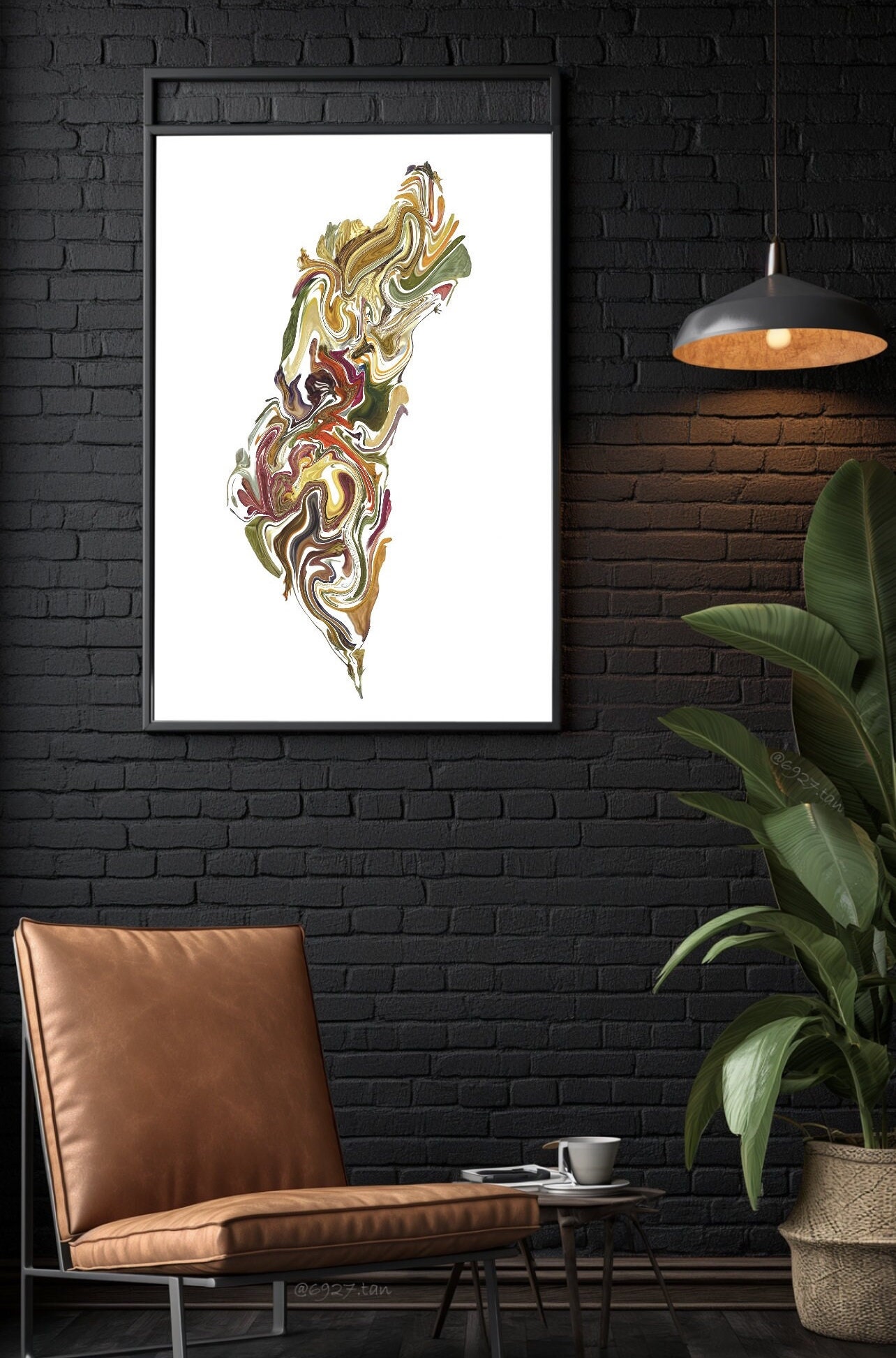 Fluid Israel: Modern Artisanal Map Design - Etsy