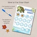 Reward Chart Printable for Kids, Turtle Reward Chart, Fun Behavior ...