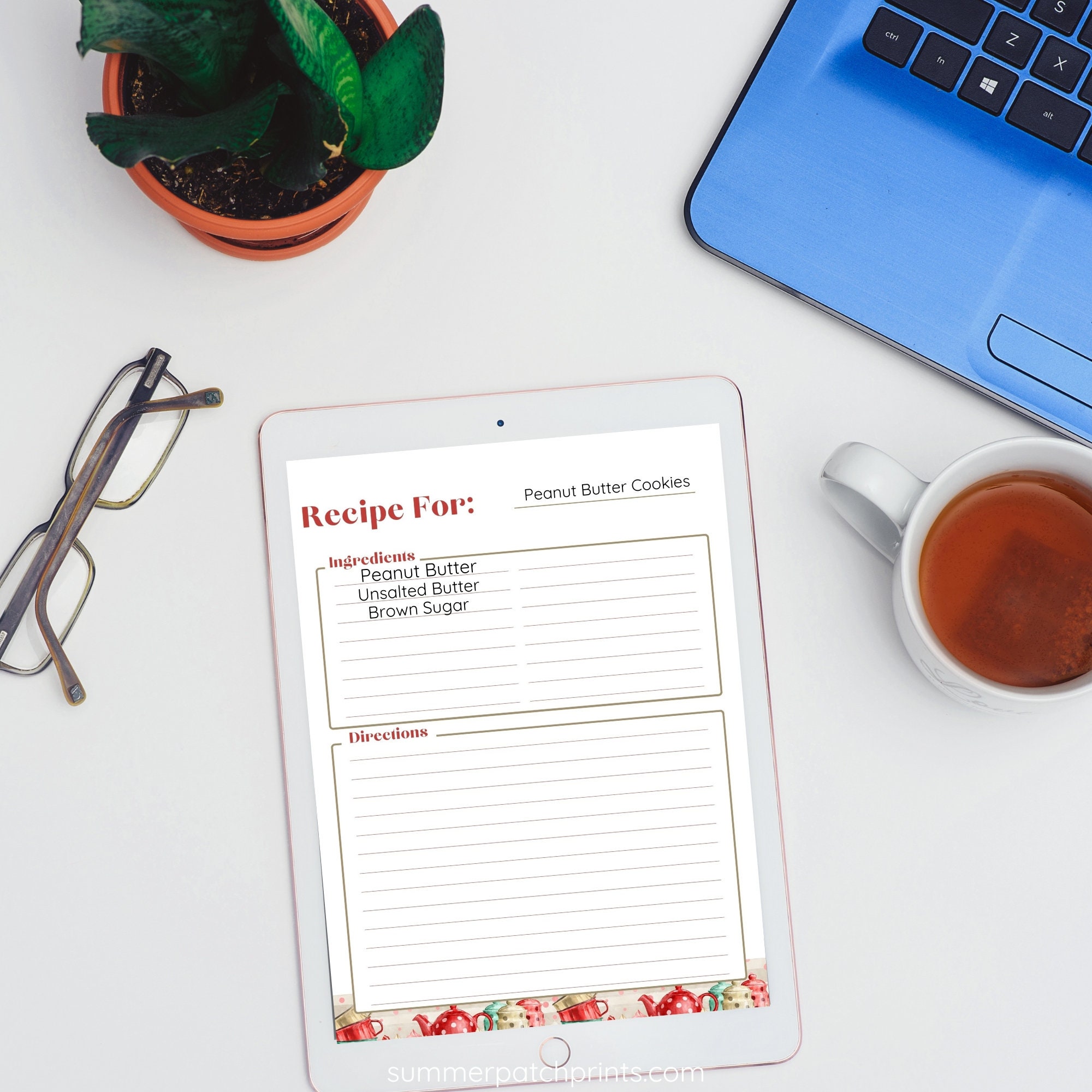 Kitchen Planner, Printable Kitchen Planner, Meal Planner and Calendars ...