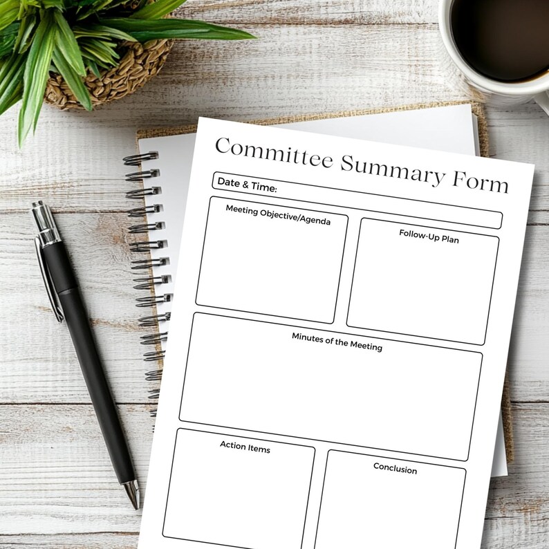 PTA Planning Forms Printable Planner, School Organizer for PTA Leaders ...