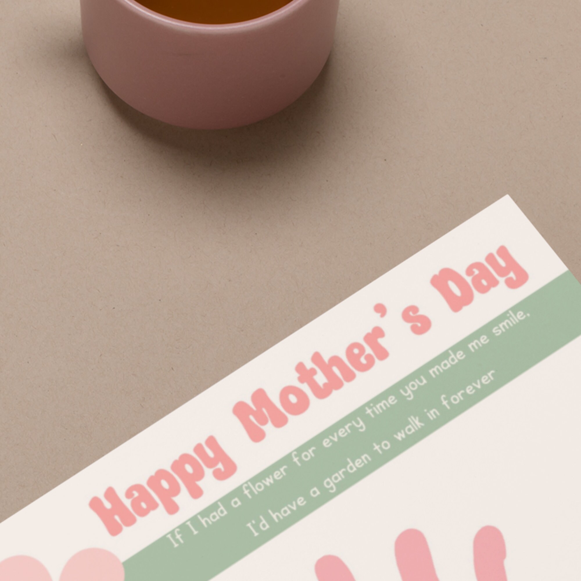 Printable Mother's Day Craft, Happy Mother's Day Kids Craft, Kids ...