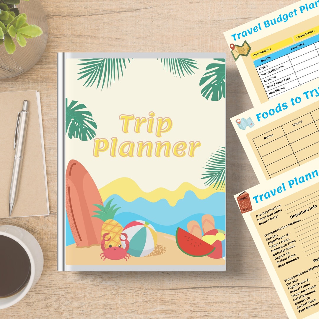 Family Trip Planner Printable, Summer Family Trip, Printable Vacation ...