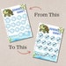 Reward Chart Printable for Kids, Turtle Reward Chart, Fun Behavior ...