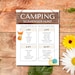 Camping Activity Pages, Printable Camping Games, Camping Activity ...