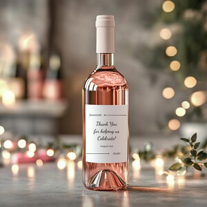 Printable Custom Wine Bottle Labels, Printable Wedding Wine Labels ...