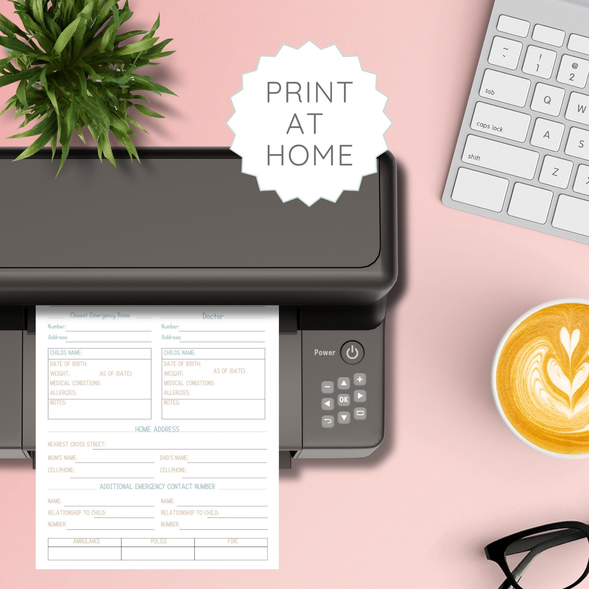 Babysitter Planner, Printable Forms for Babysitter, Babysitting Kit for ...