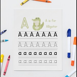 Alphabet and Cursive Writing Worksheets - Printable Handwriting Bundle ...