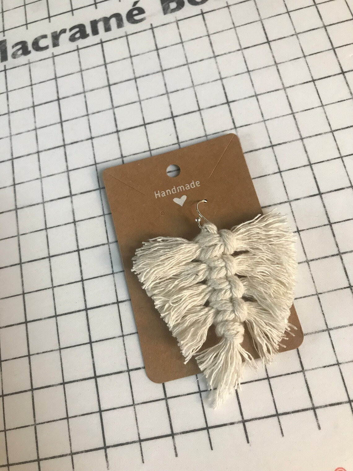 Handmade Macramé Earrings - Etsy