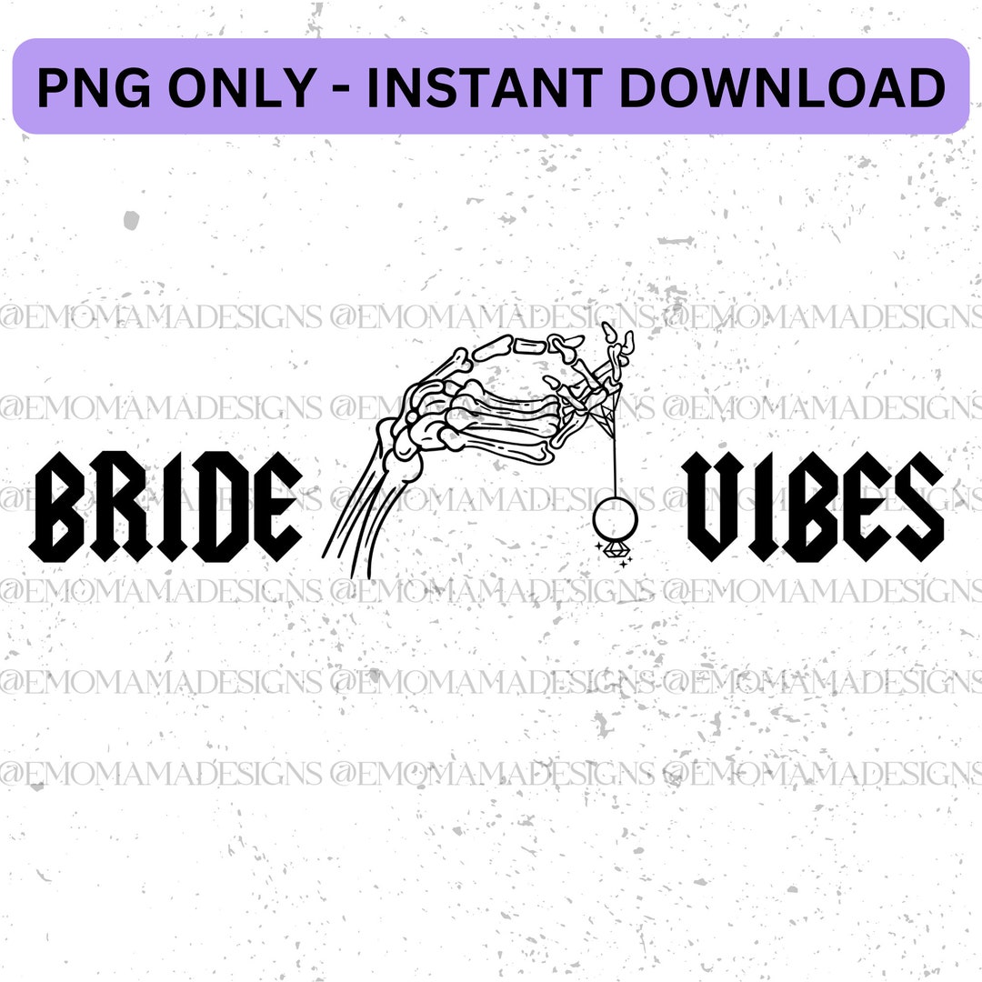 Bride Skeleton PNG Bride Vibes PNG Spooky Bride Bridal Graphics Bride ...