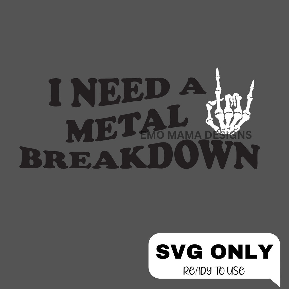 Heavy Metal SVG Metal Head Svg Svg for Cricut Rock Shirt Screamo Gift ...