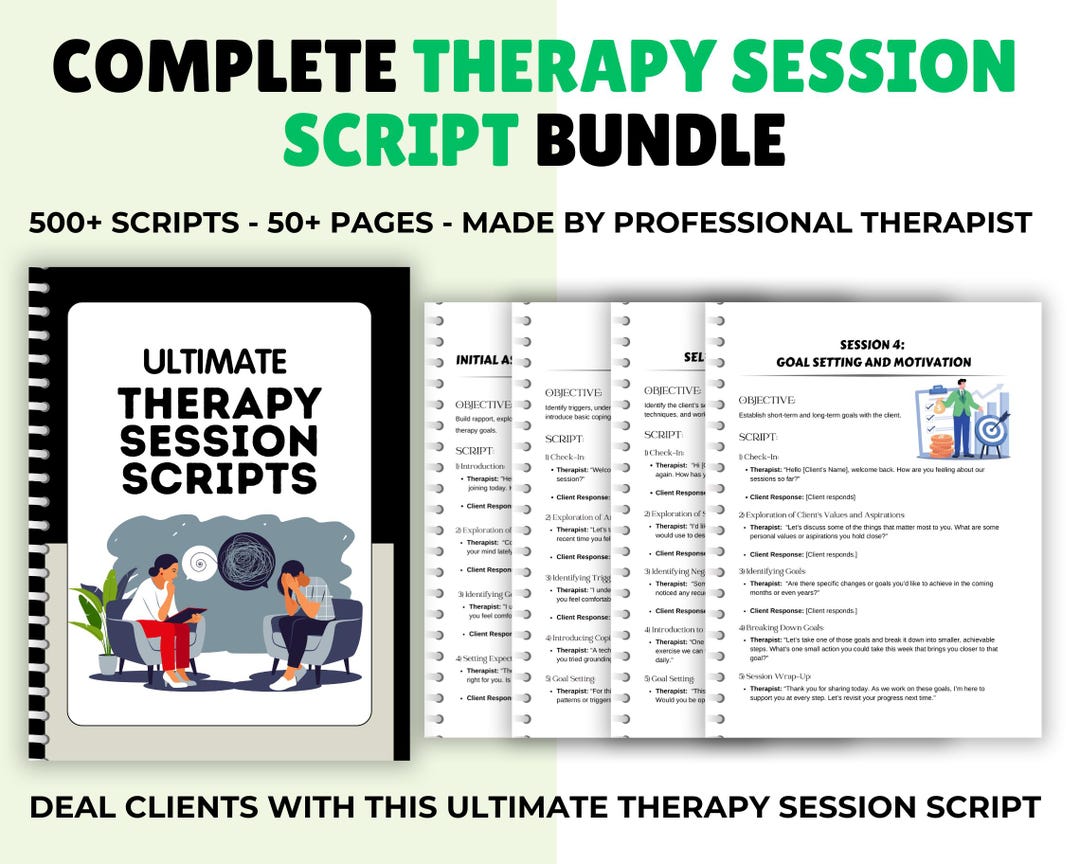 CBT Therapy Session Scripts - 400 Therapy Scripts With CBT ...