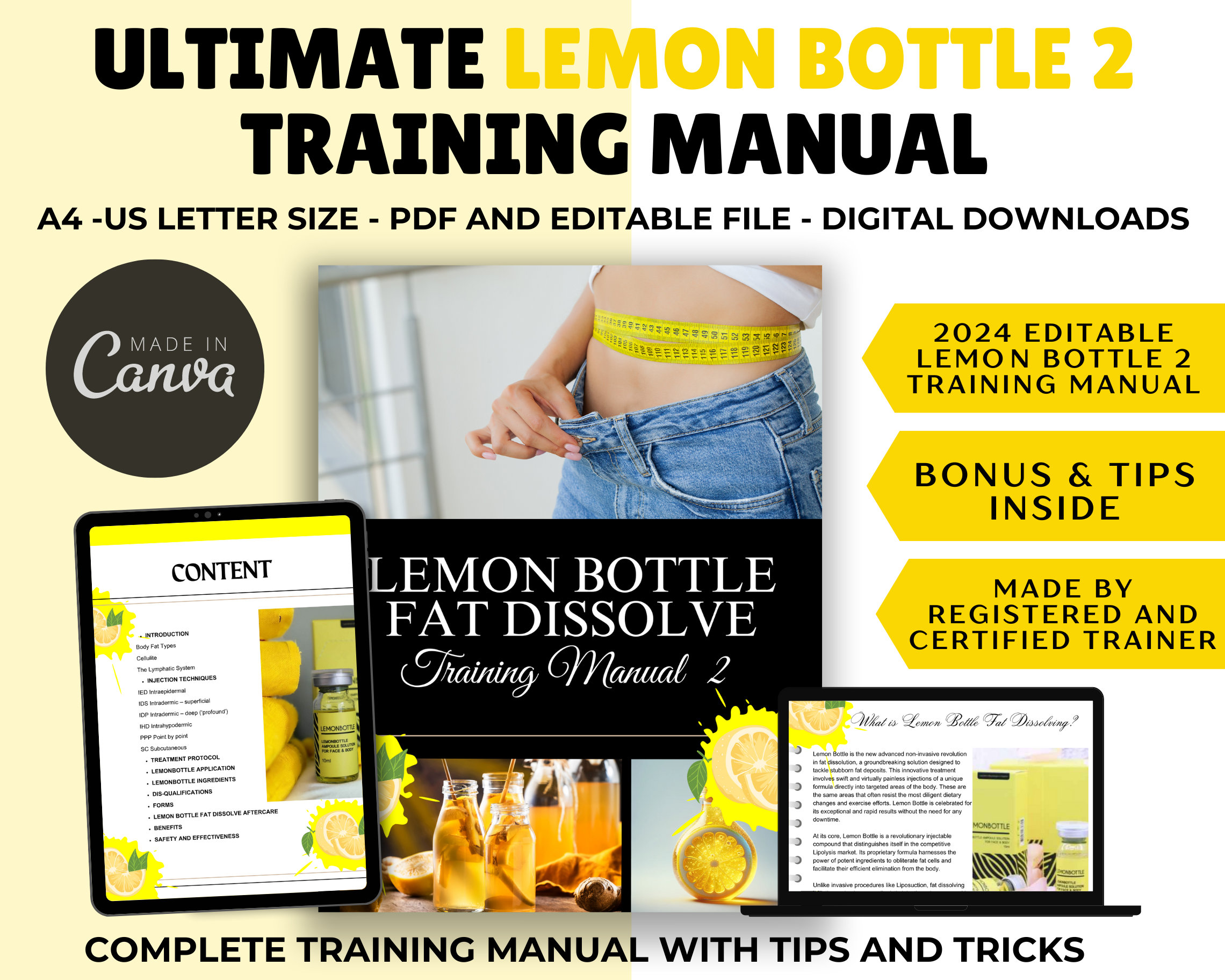 Lemon Bottle Fat Dissolving 2 Training Manual, Lemon Bottle Fat ...