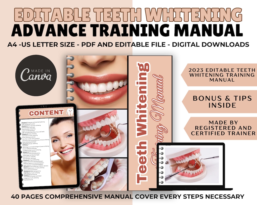 Teeth Whitening Manual, Teeth Whitening Training, Start a Teeth ...