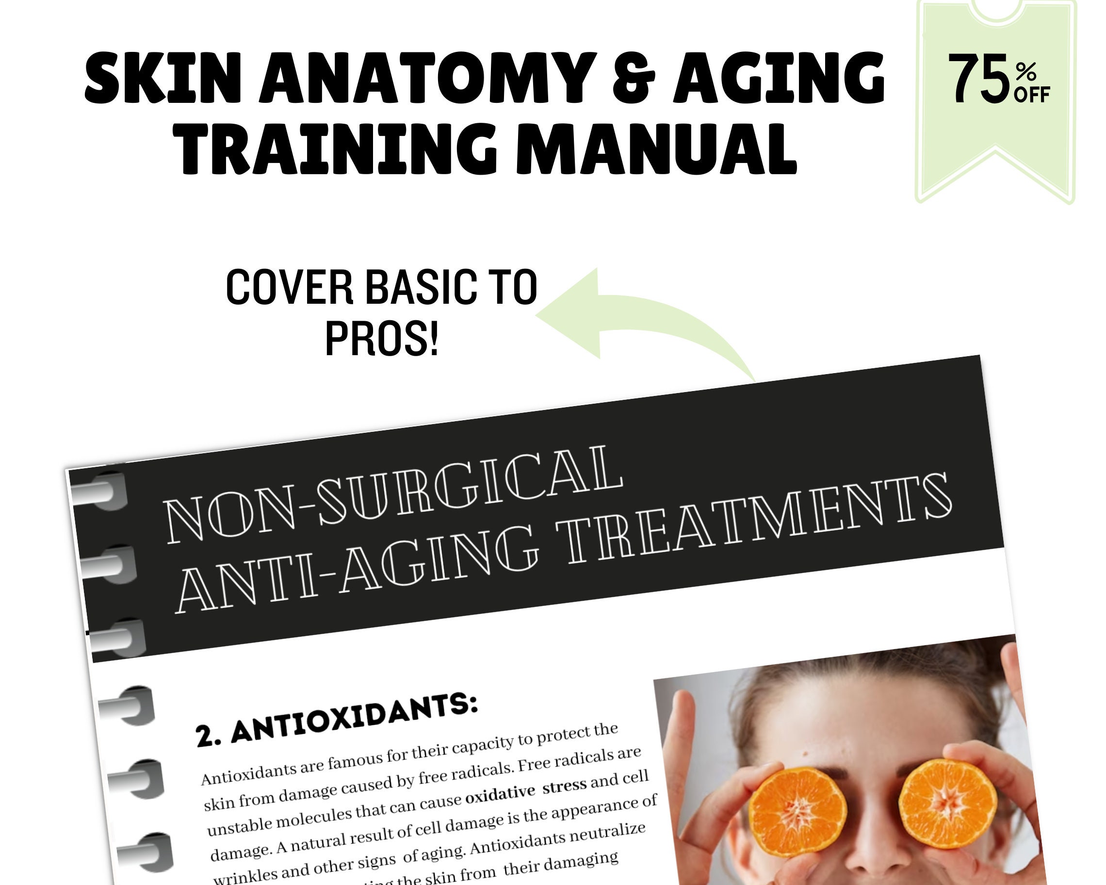 Skin Anatomy & Aging Printable Manual Template Training Manual - Etsy ...