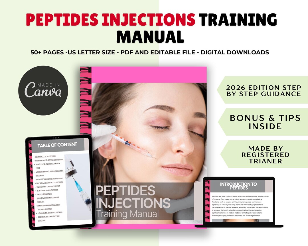Manuel de formation sur les injections de peptides : maîtrise des ...