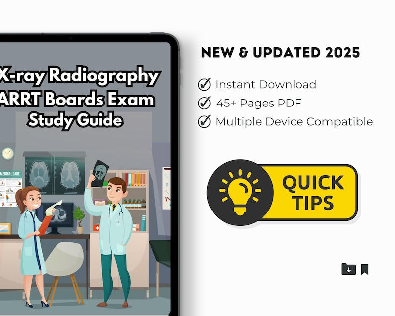 ARRT X-ray Radiography Boards Exam Study Guide (digital Download) - Etsy