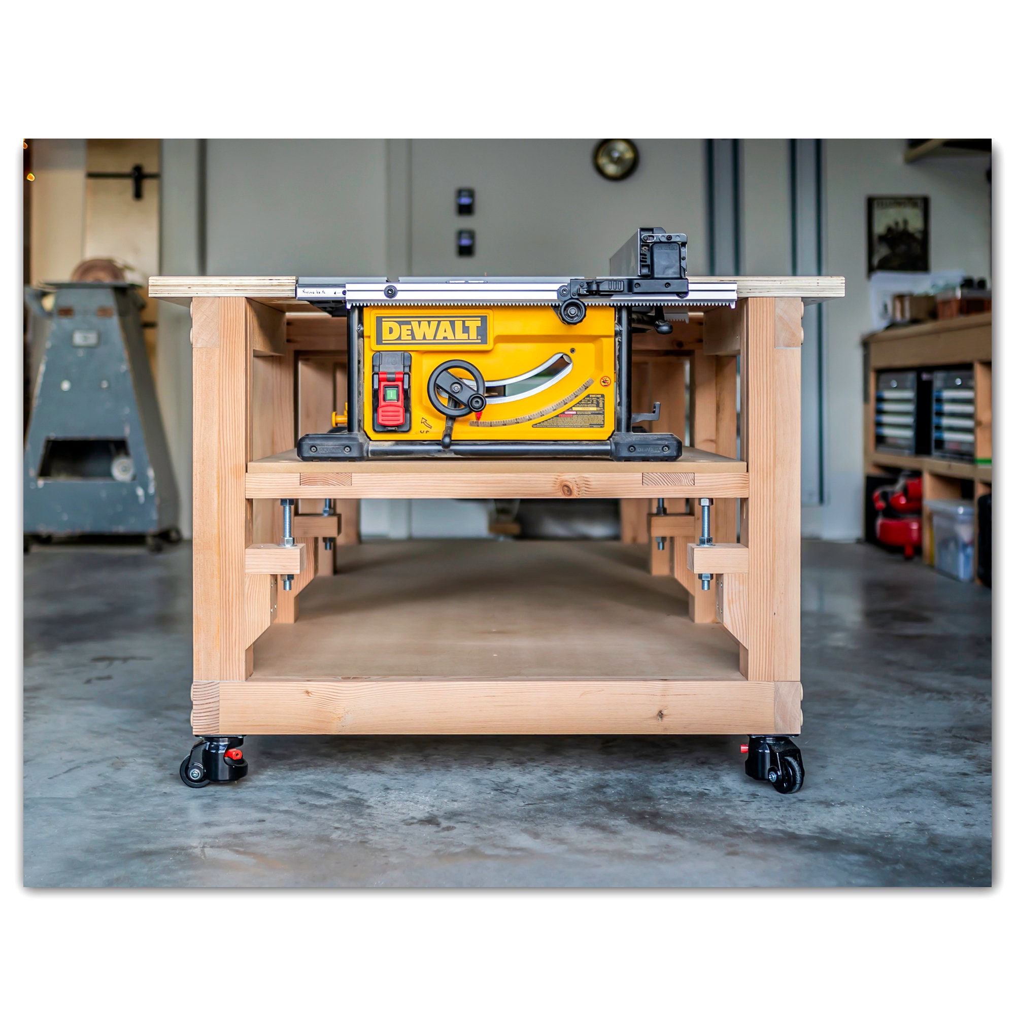Table Saw WORKBENCH Plan Imperial - Etsy