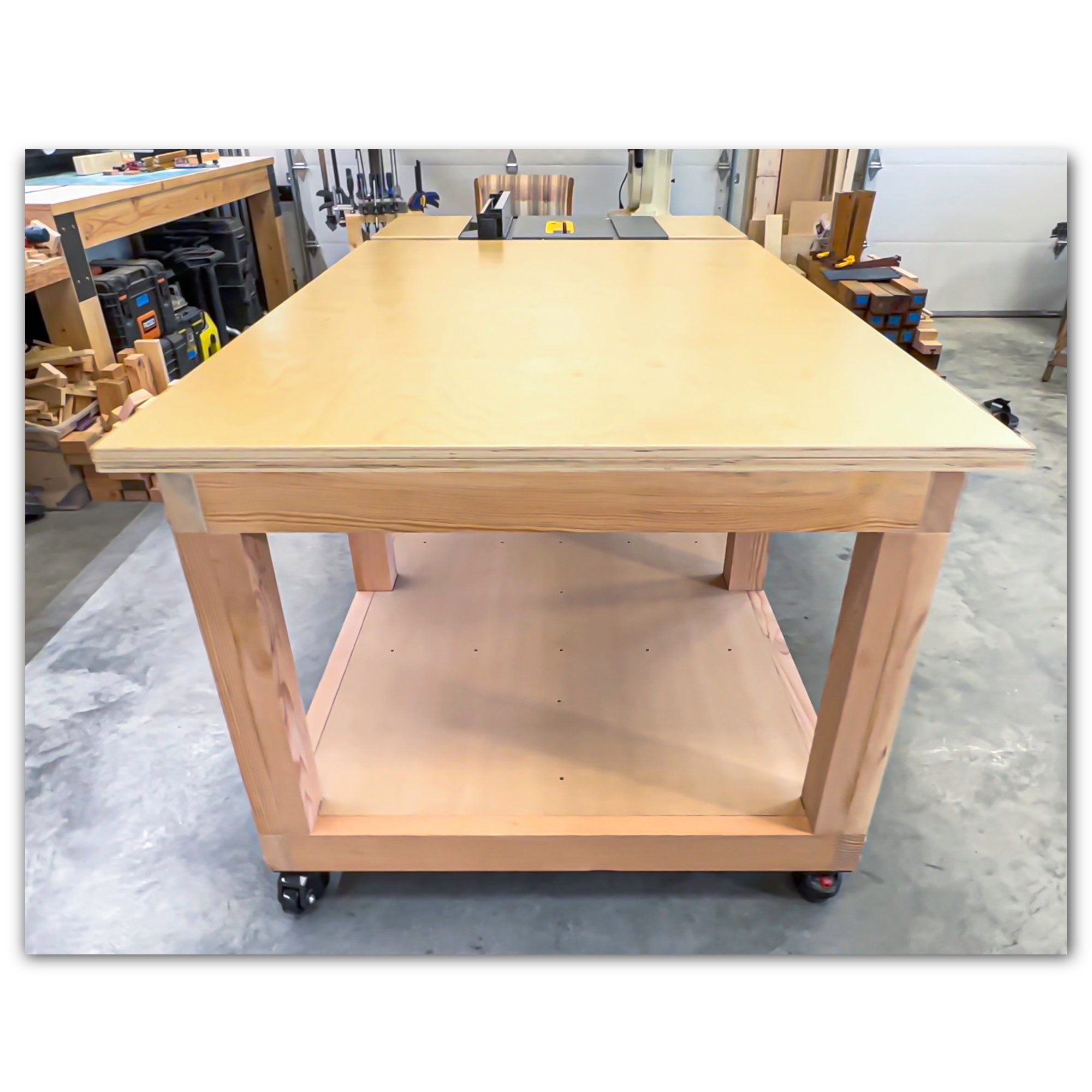 Table Saw WORKBENCH Plan Imperial - Etsy